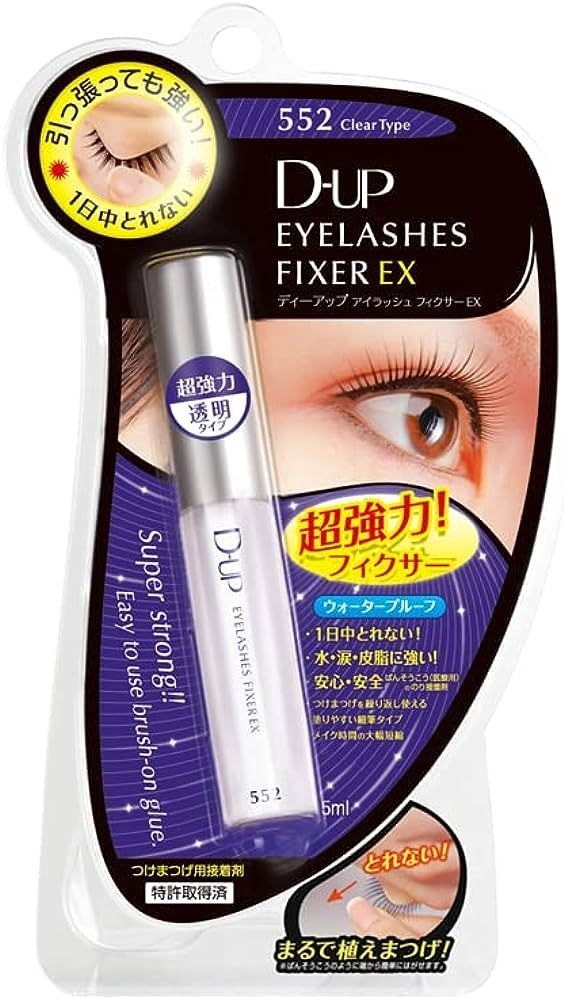 Купить D-UP Клей для накладных ресниц Eyelashes Fixer Ex 552 Clear (5 ...