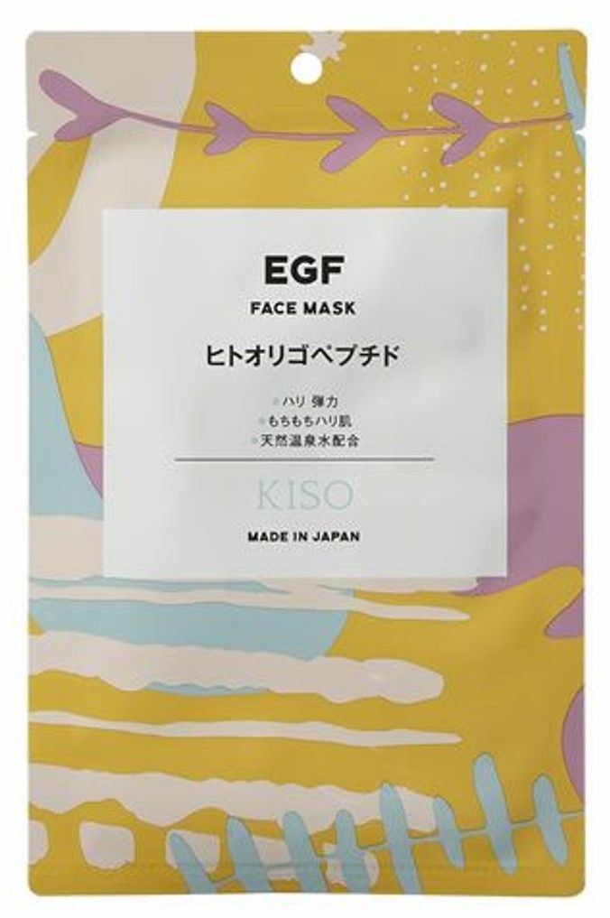 Купить Kiso Омолаживающая тканевая маска с пептидами EGF Face Mask (1 ...
